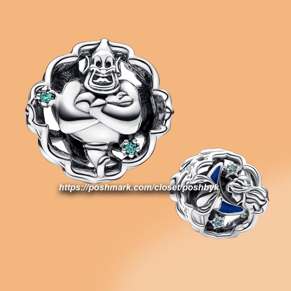 Pandora Aladdin, Princess Jasmine & Genie Glow-In-The… - Gem